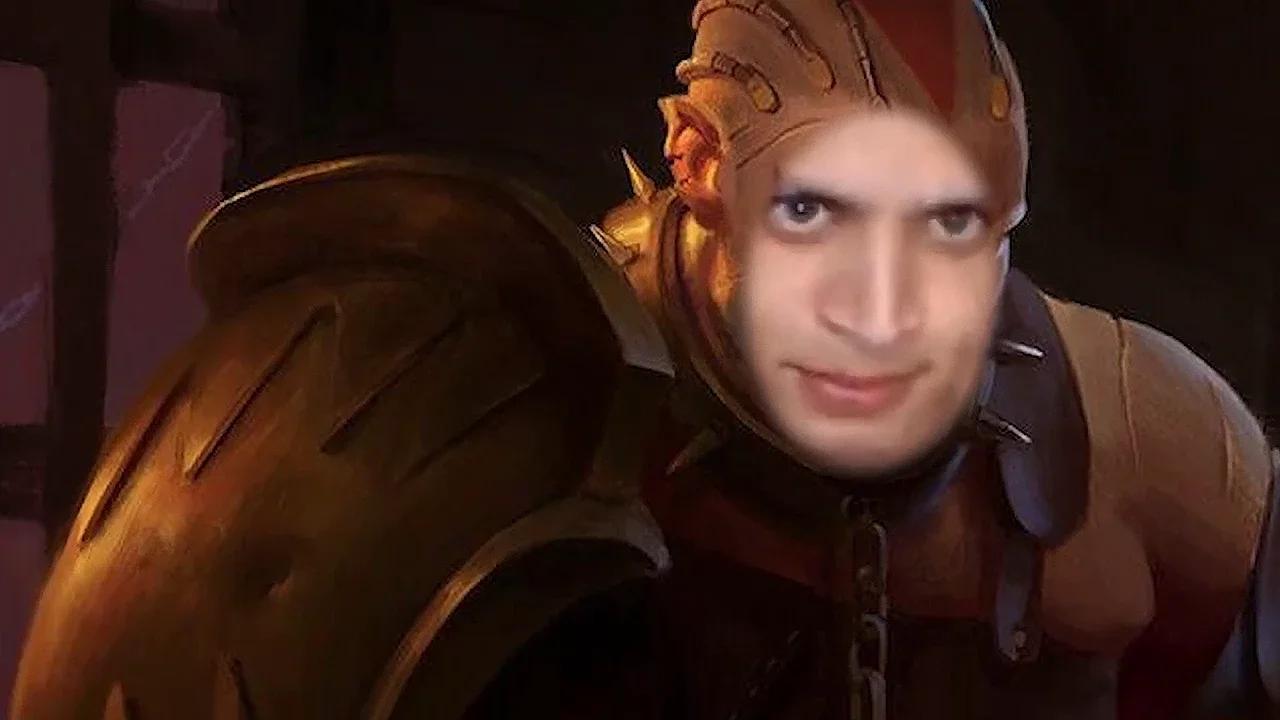 Angron every time he gets called a slave Warhammer 40k Meme