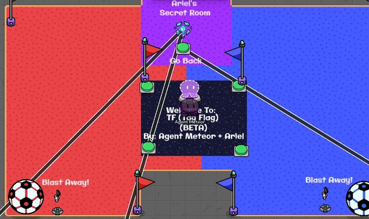 Playing my Gimkit game: TF (Tag Flag)