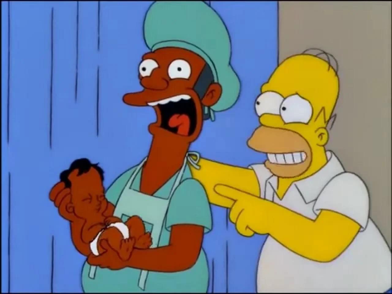 Apu, you should have seen your face | The Simpsons Clips | english