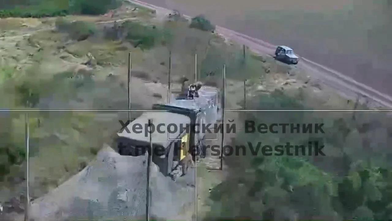Ukrainian S-300 Destroyed by Lancet Drone