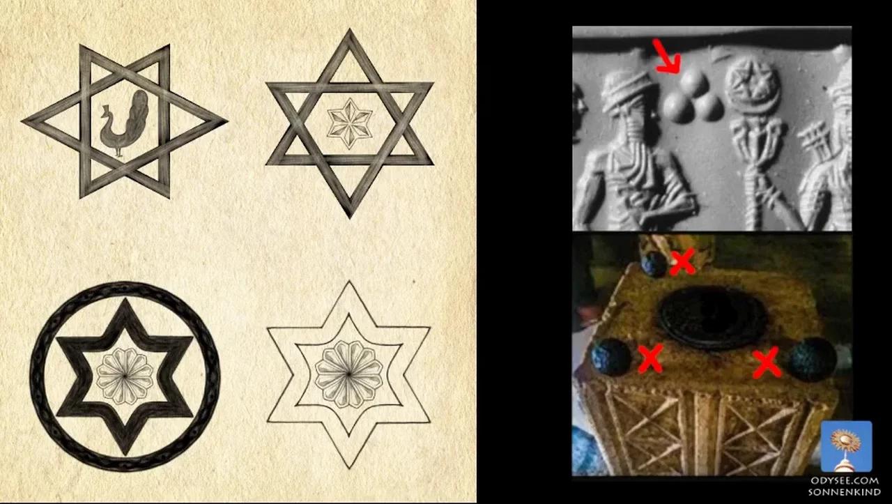 Ezidi Symbol - The Six Pointed Star