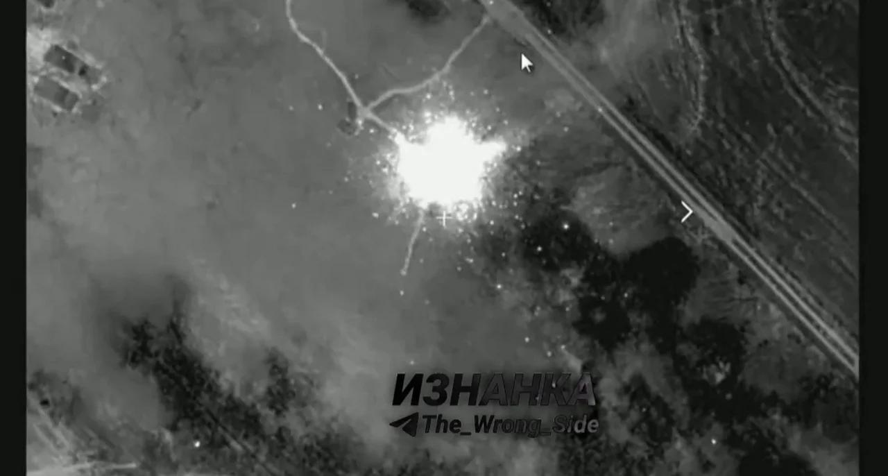 📽️-A 🇬🇧&🇫🇷, drone bombing AFU targets on the Kursk Front with KAB-20 bombs