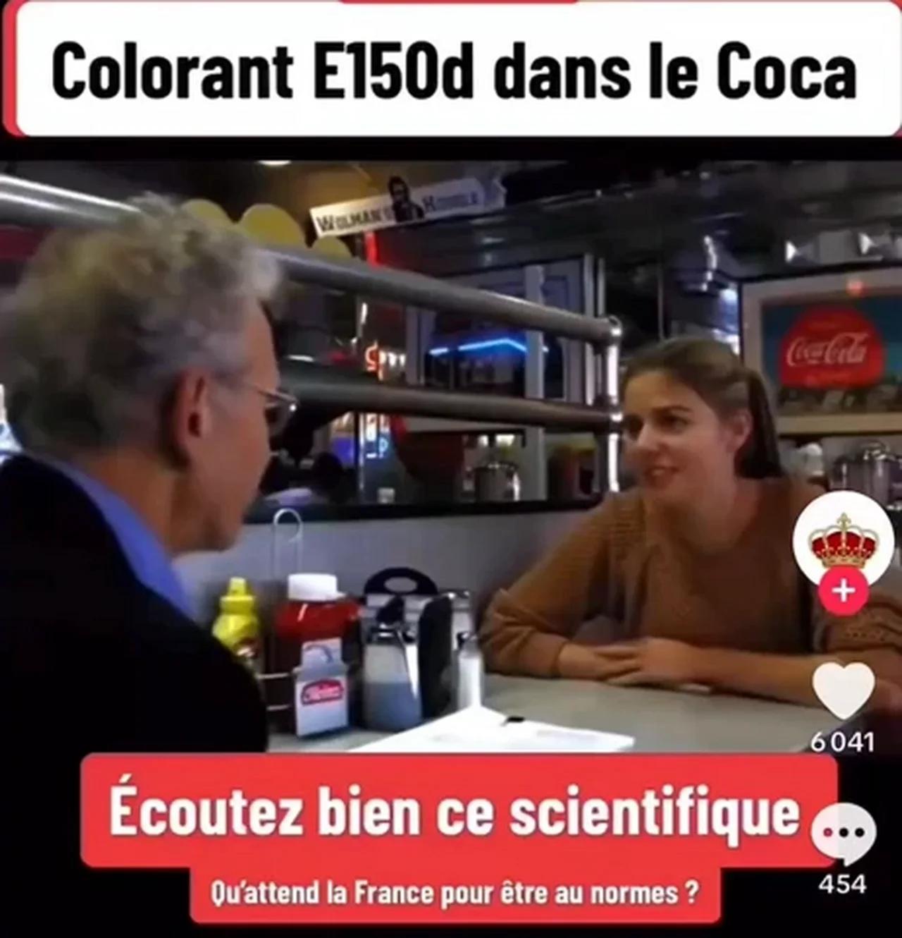 Le colorant E150d dans le COCA-COLA