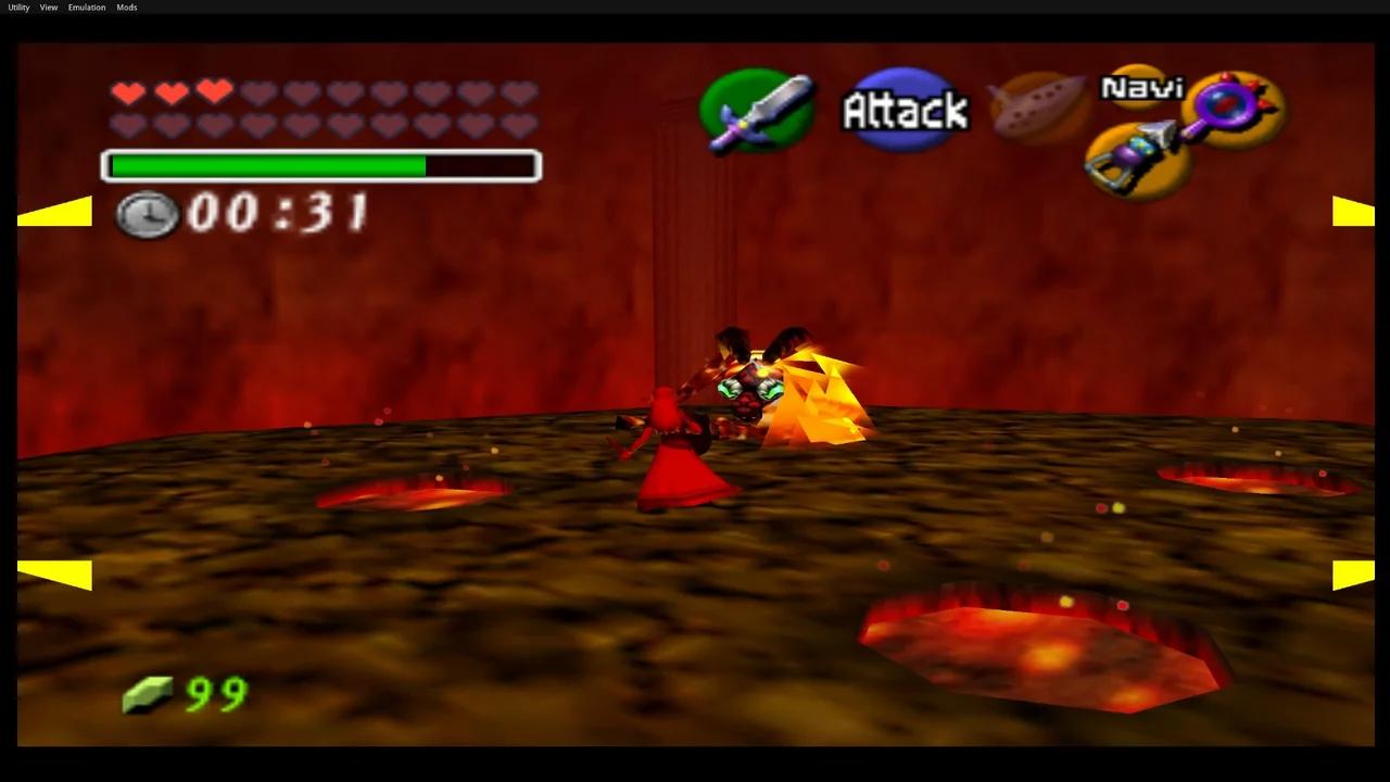 ModLoader64 Zelda in Trouble Ryona Volvagria