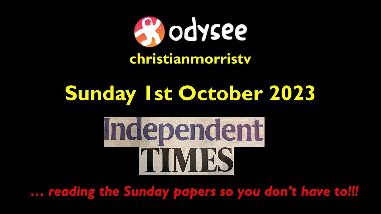 INDEPENDENT TIMES 1ST OCTOBER 2023