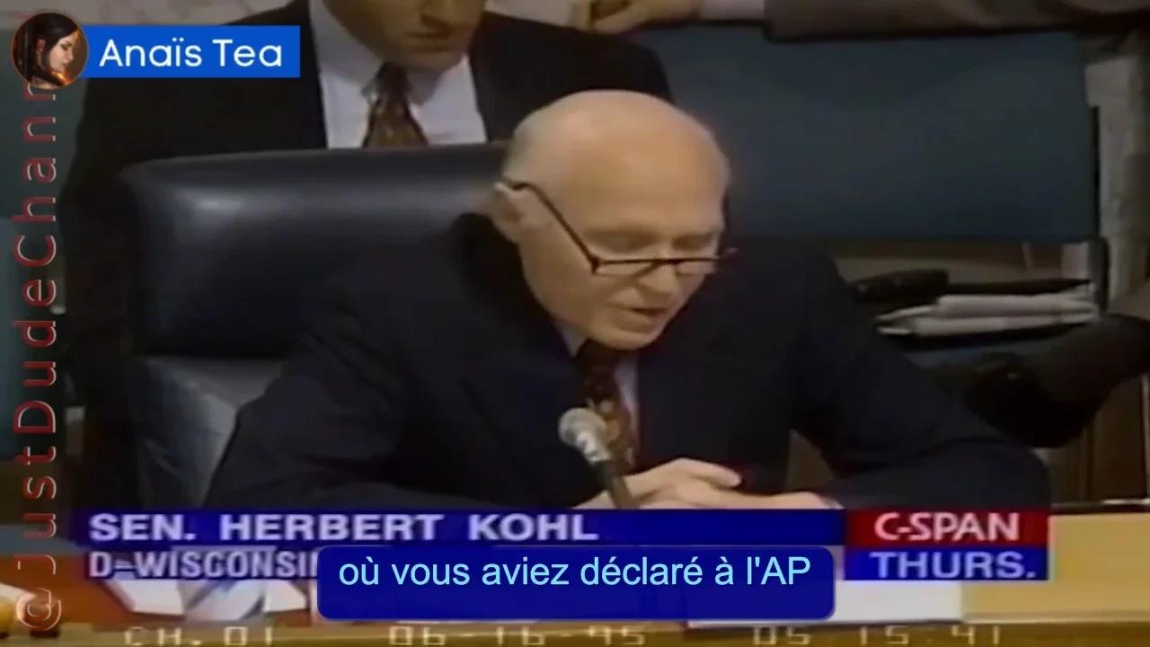 Anaïs Tea : 1995 | Le Sénateur Herbert Kohl a interrogé Robert Fletcher ...