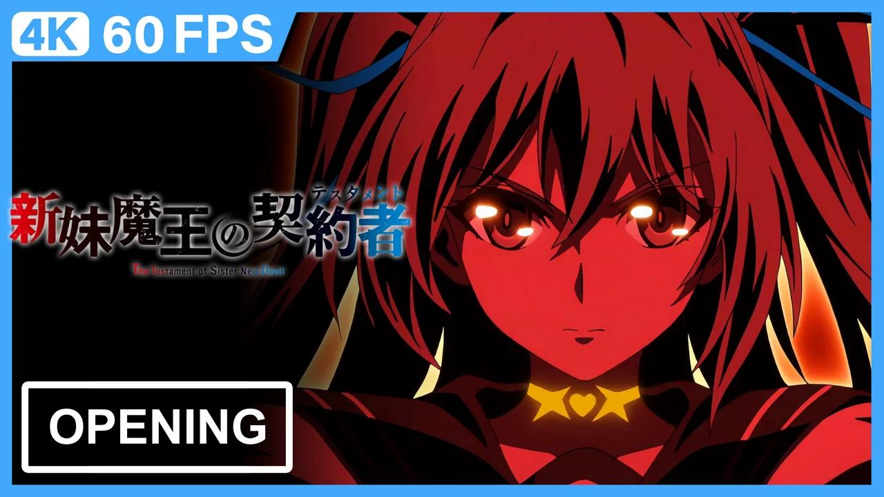 Shinmai Maou no Testament Opening | Creditless | 4K 60FPS AI Remastered