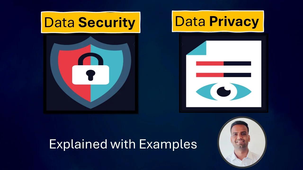 Data Security vs Data Privacy 🔏 How both are different? Explained with ...