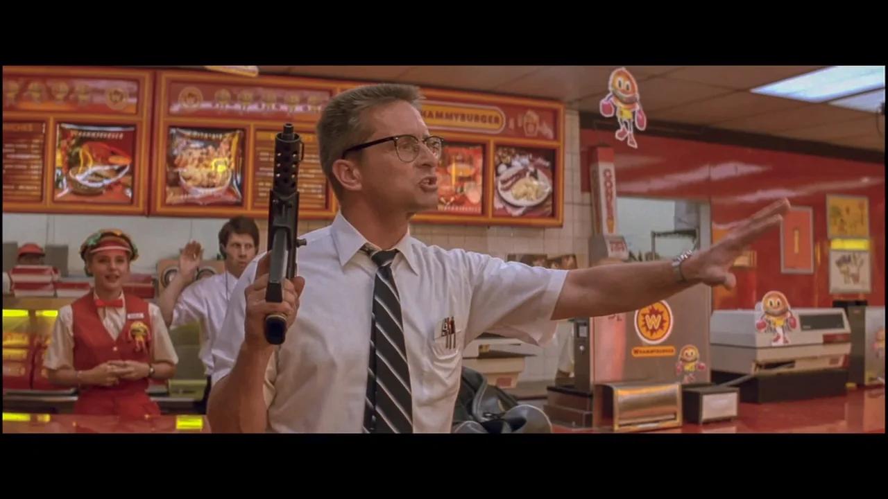Falling Down (1993) | Fast food scene