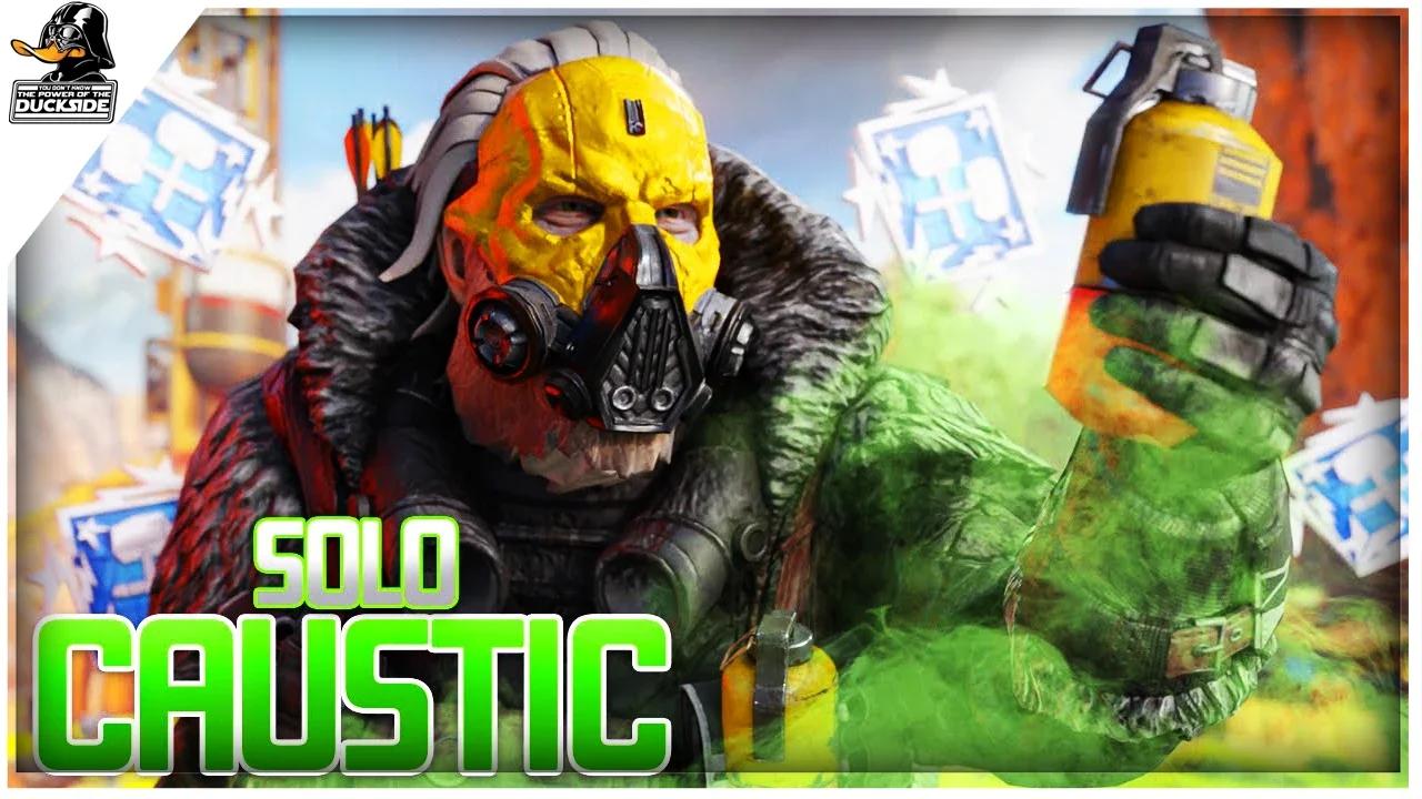 16 KILLS & 3500 DMG |This is why CAUSTIC is THE BEST SOLO VS SQUAD ...