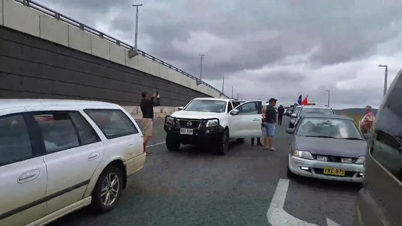 Live Canberra: Airport Convoy 06/02/2022, Video 1 of 2