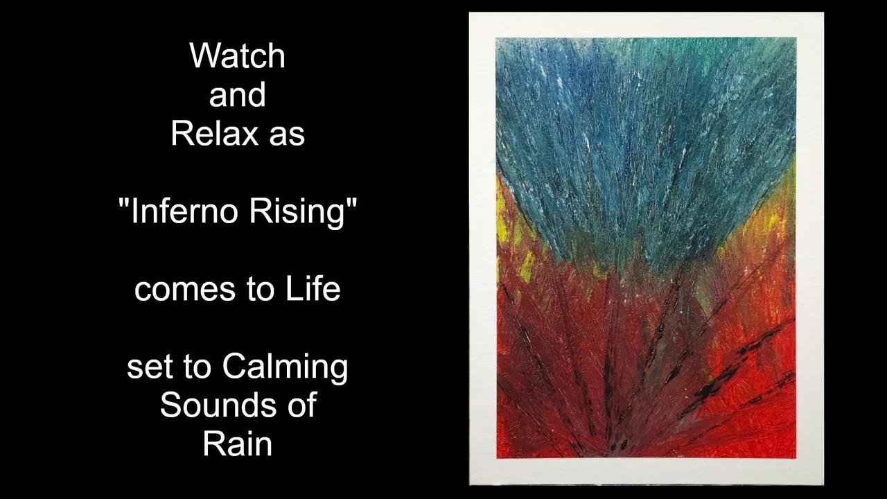 Inferno Rising: Watch Fire Take Form on Canvas