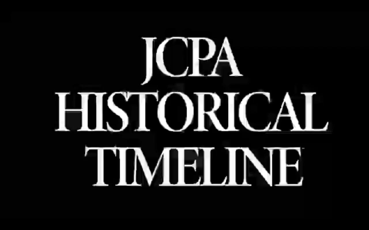 JCPA Historical Timeline
