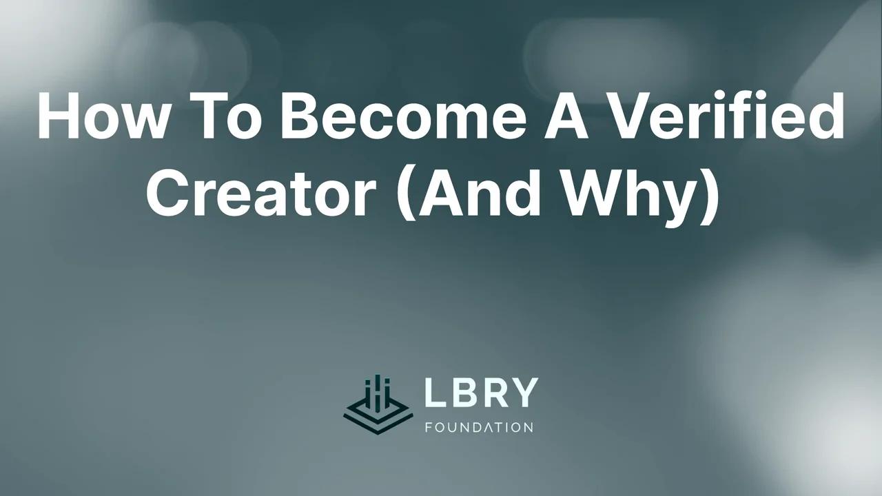 How To Become A Verified Creator (And Why)