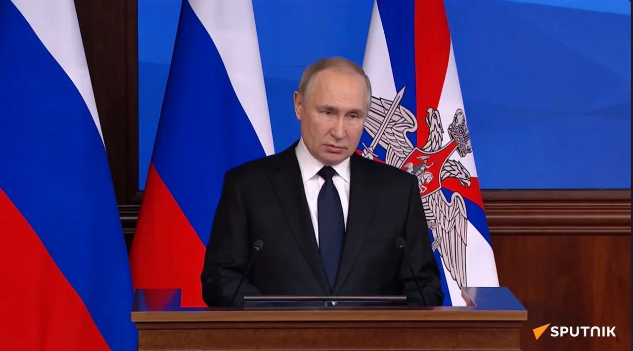 Poutine tient une réunion de la Défense russe au sujet de l’opération ...