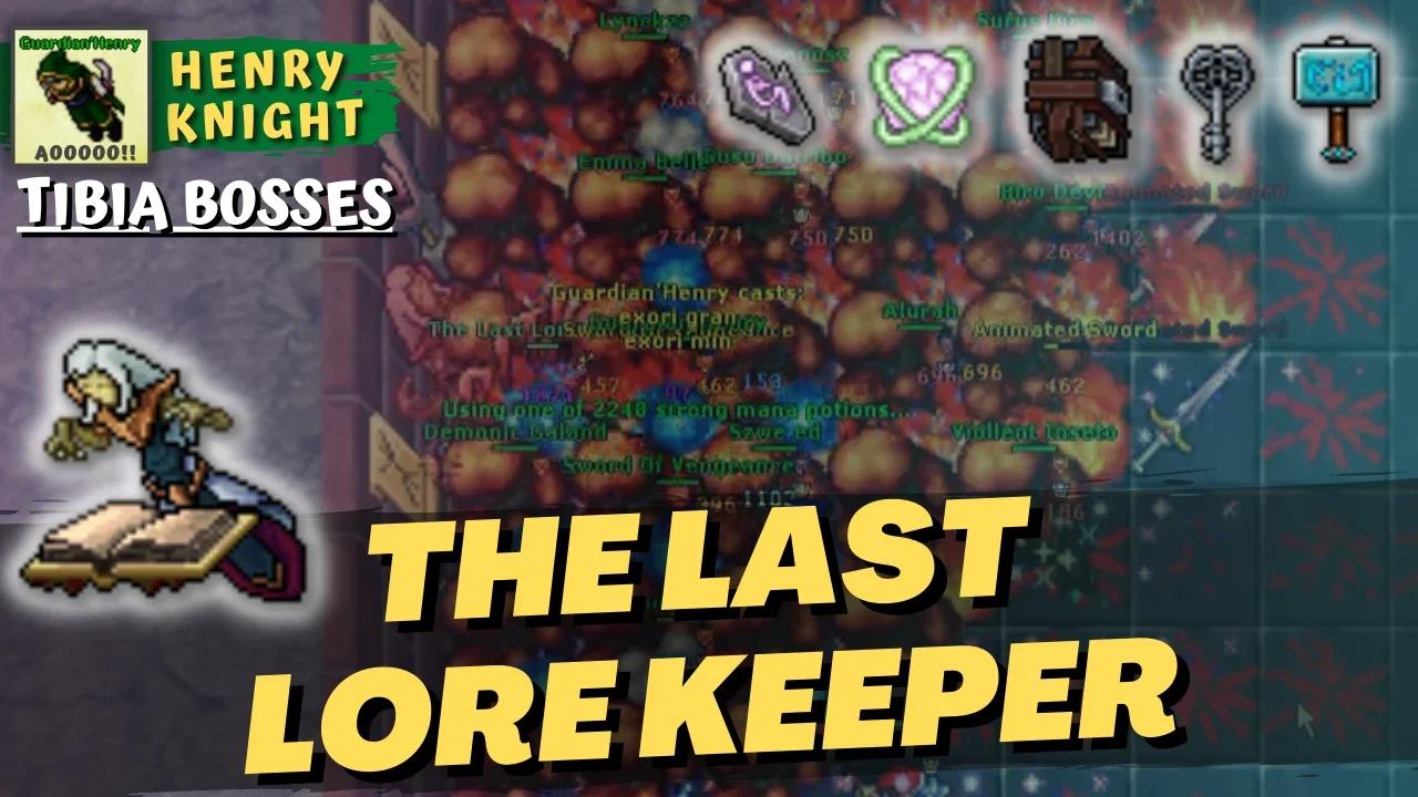 TIBIA BOSSES #73 COMO FAZER O BOSS THE LAST LORE KEEPER (FORGOTTEN KNOWLEDGE QUEST)