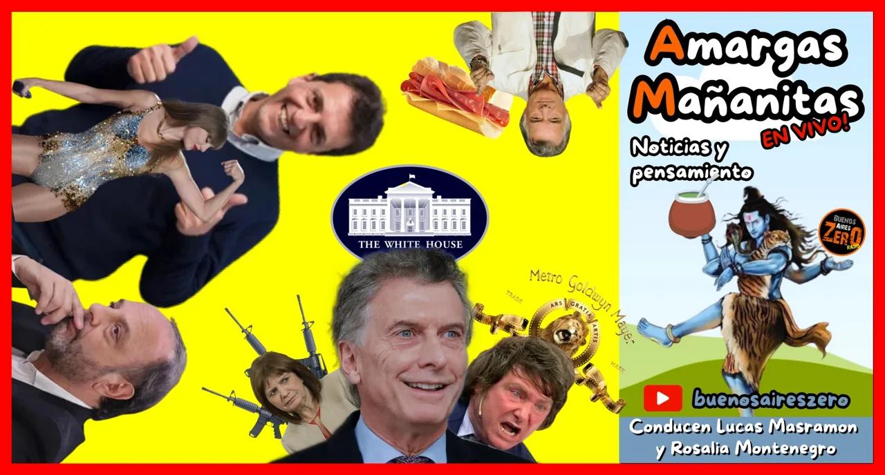 Amargas Mañanitas 27-10-23 | parravicini, macri, pacto, burlich, milei ...