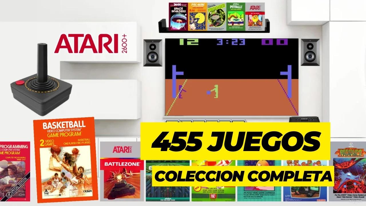 Atari 2600 colección completa 455 juegos