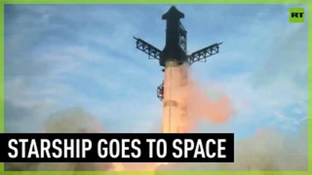 SpaceX’s Starship launches for third test flight