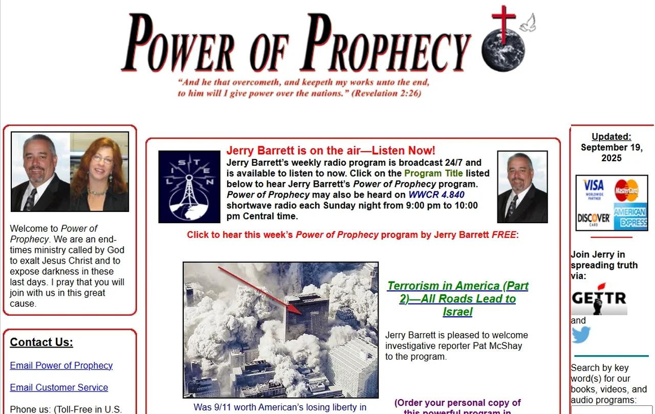 Power Of Prophecy w/ Jerry Barrett - Terrorism in America (Part 2)—All ...