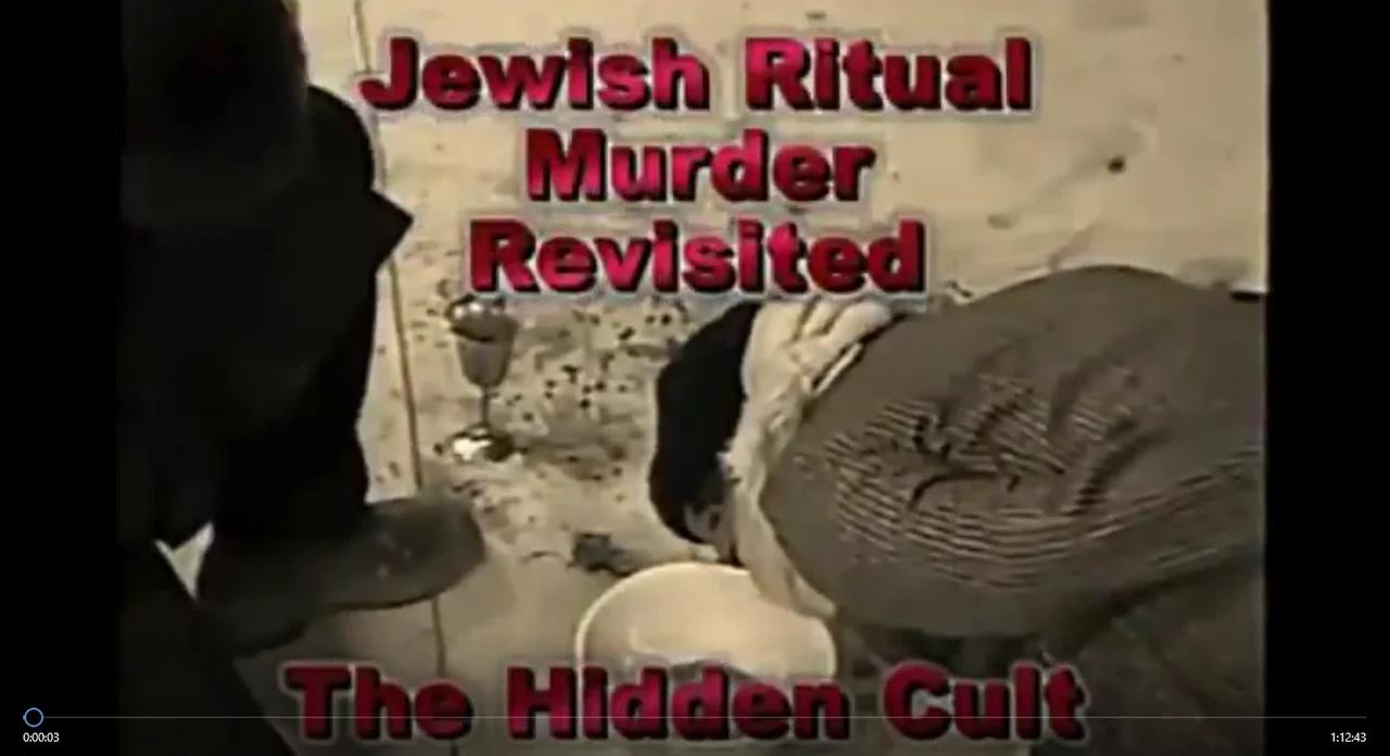 Jewish Ritual Murder Revisited: The Hidden Cult