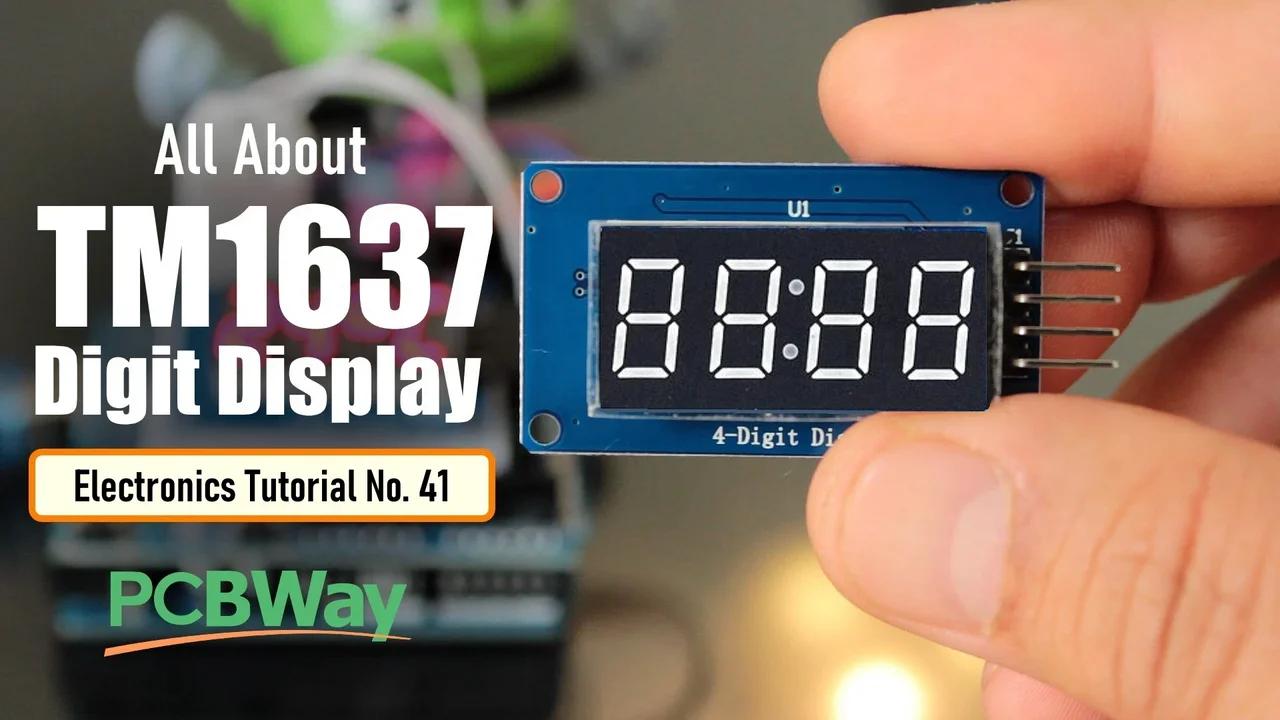 How to use the TM1637 Digit Display with Arduino