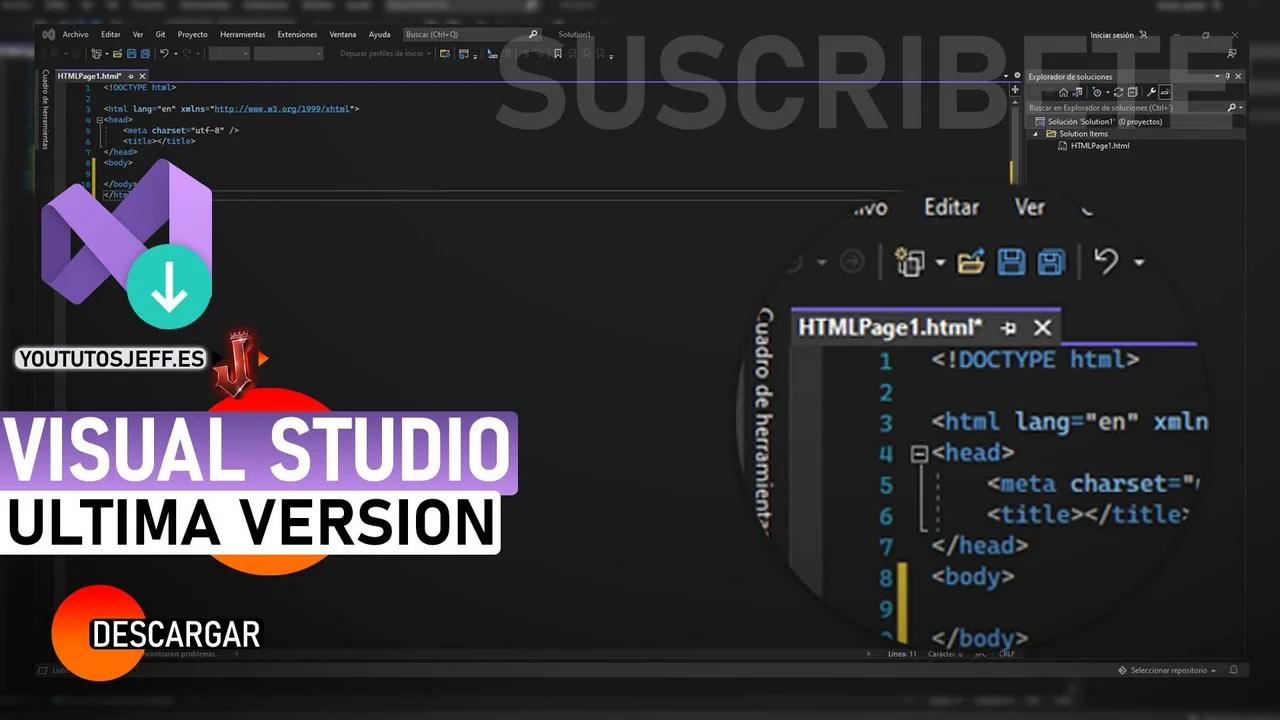 Descargar VISUAL STUDIO Ultima Version