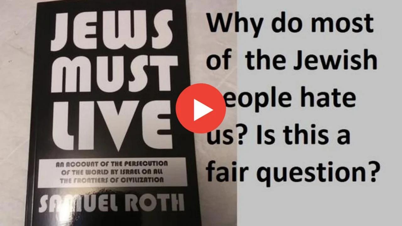 Rick Miracle book review 472 pt 1, JEWS MUST LIVE by Samuel Roth