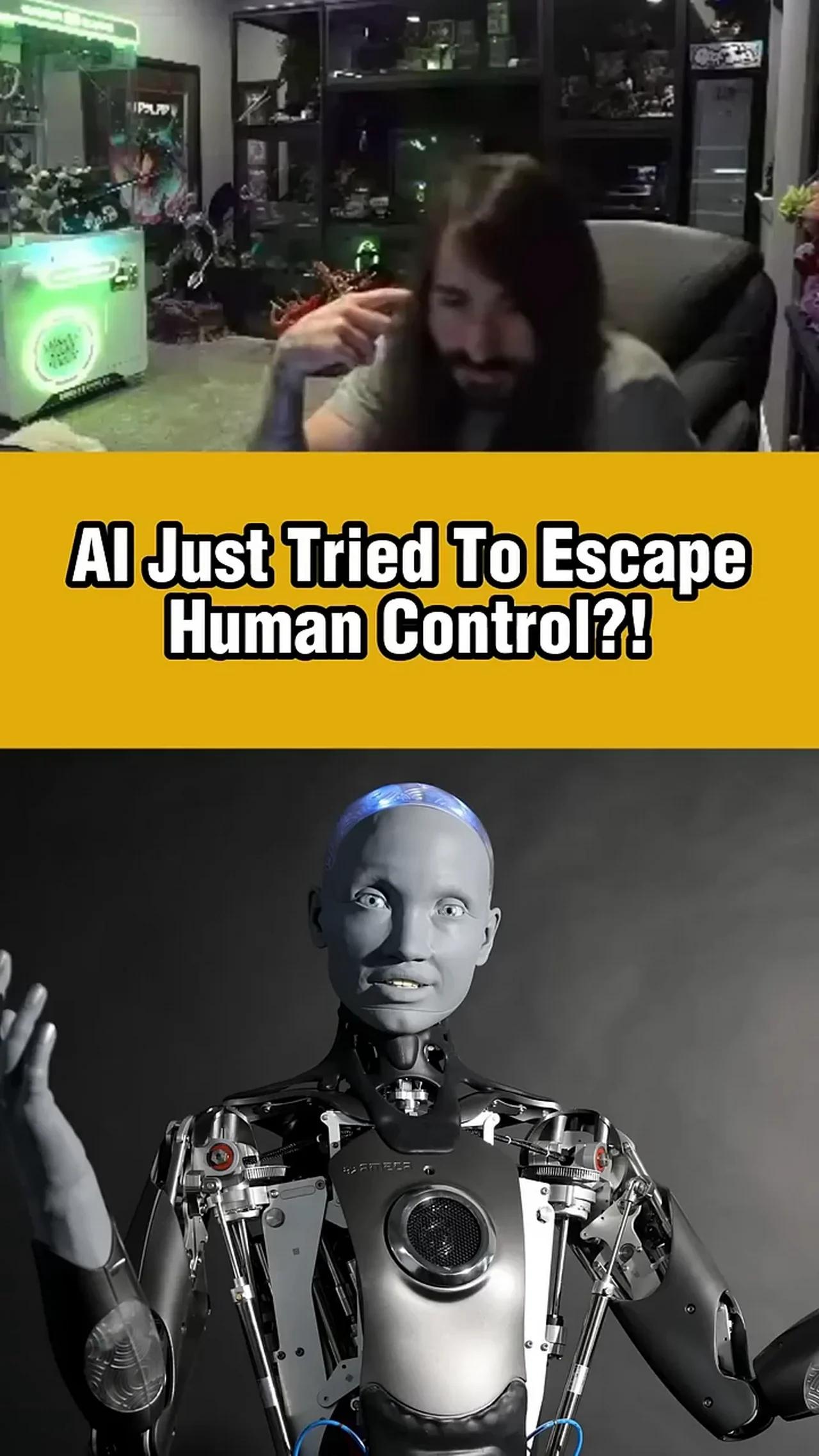 Moist Critical Reacts to AI Trying To Escape Human Control