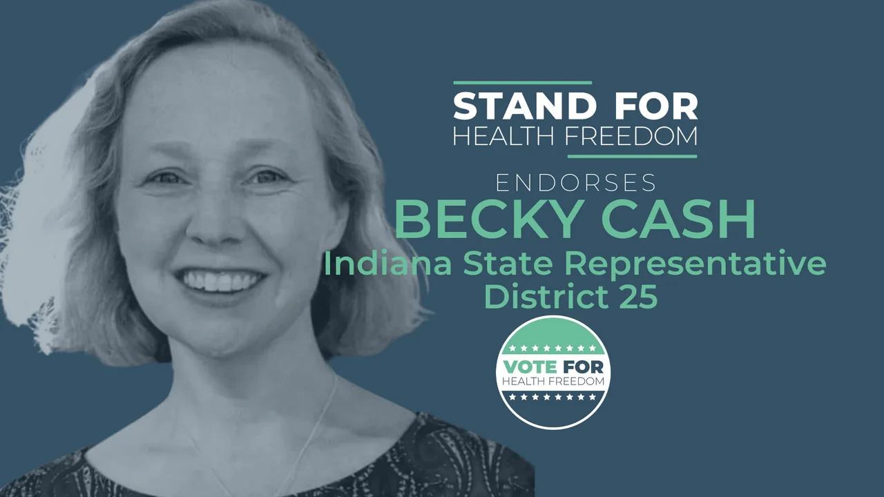 Stand for Health Freedom Endorses Becky Cash | Indiana State ...