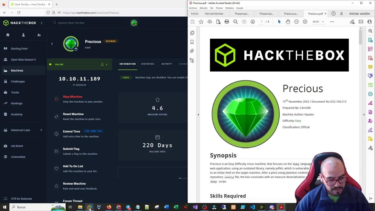 7 HTB Easy Precious parte 1