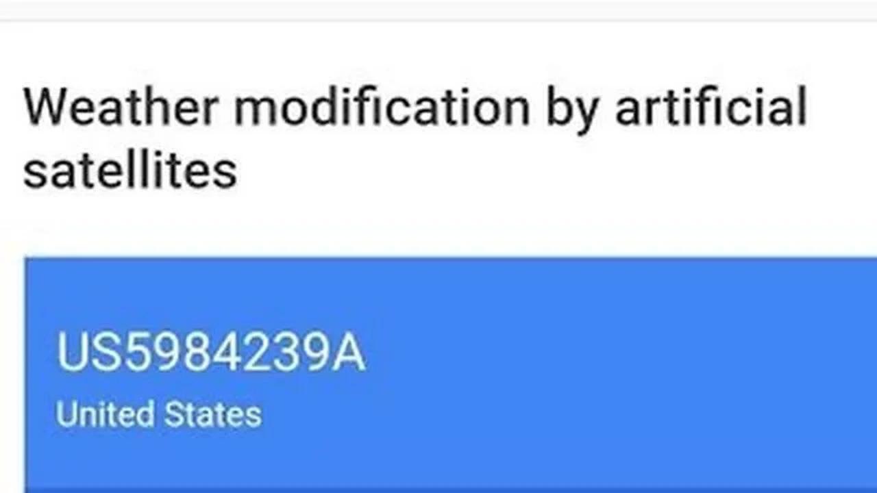 Weather modification by artificial satellitesAbstractA Satellite ...