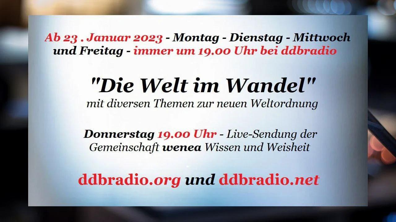 ddbradio – Sendung vom 22.03.2023