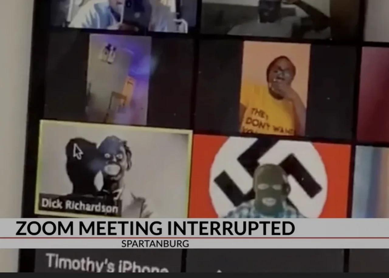 Zoom Meeting Crashed with Black Face