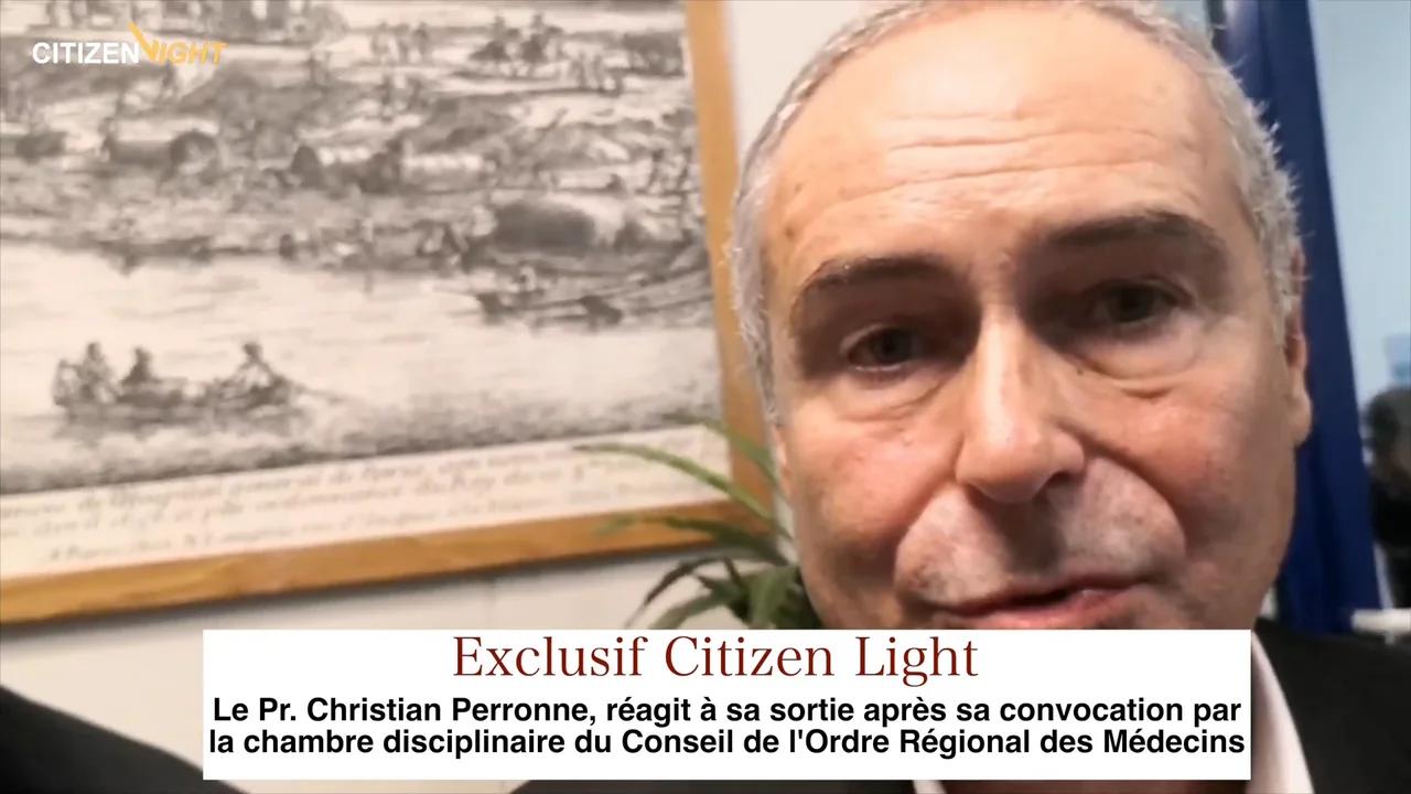 Réaction du Pr Christian Perronne face au Conseil de l'Ordre des Médecins