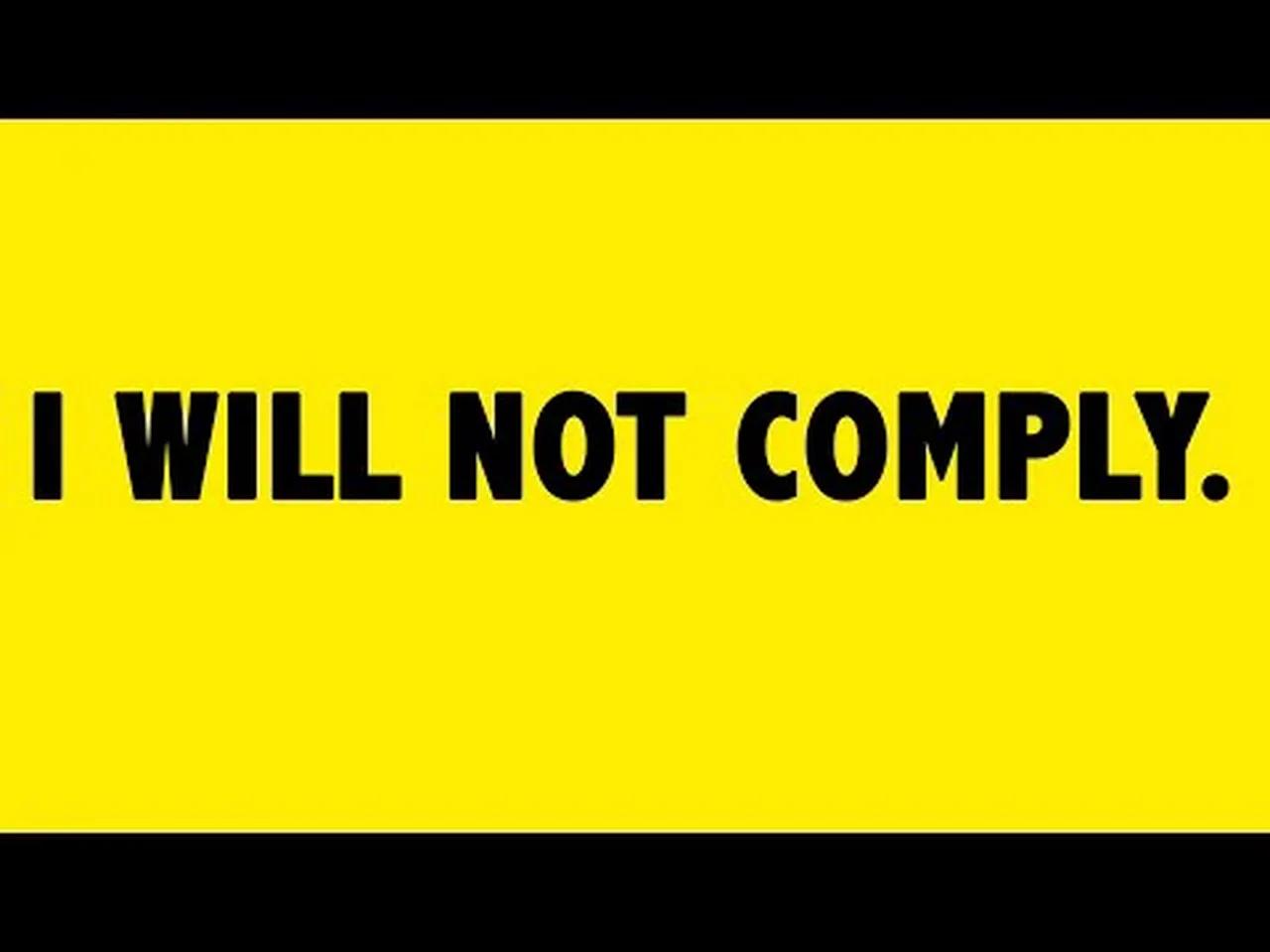 I will not Comply - John O'Looney - Geoff Thompson + Others