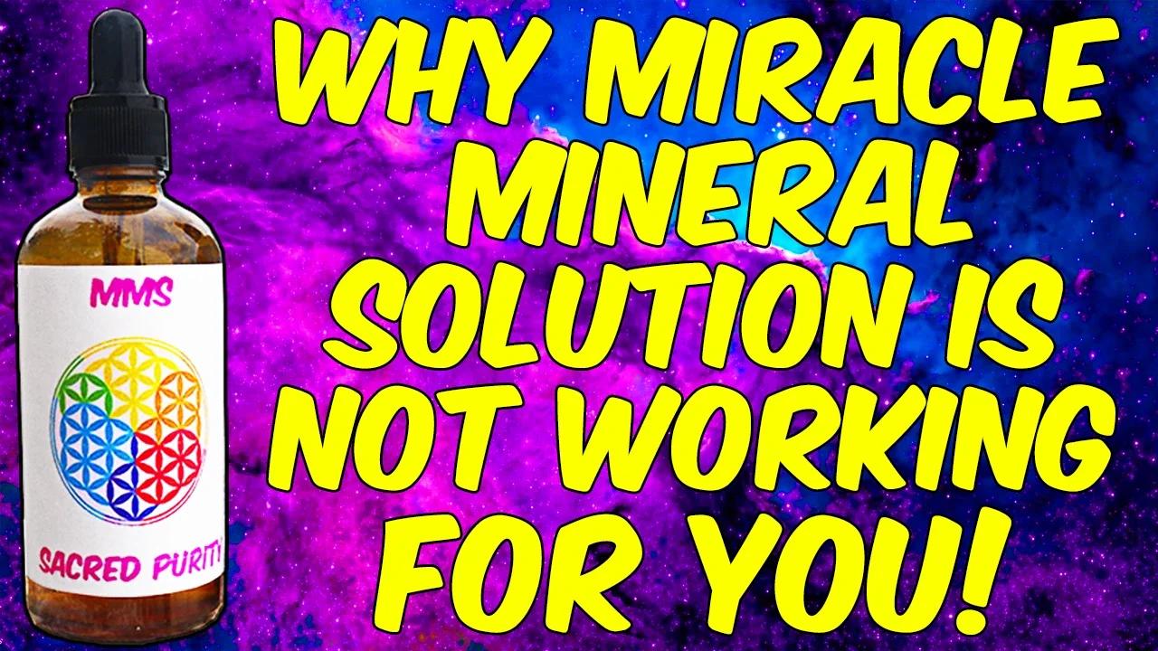These Things Stop MMS (Miracle Mineral Solution) From Working!