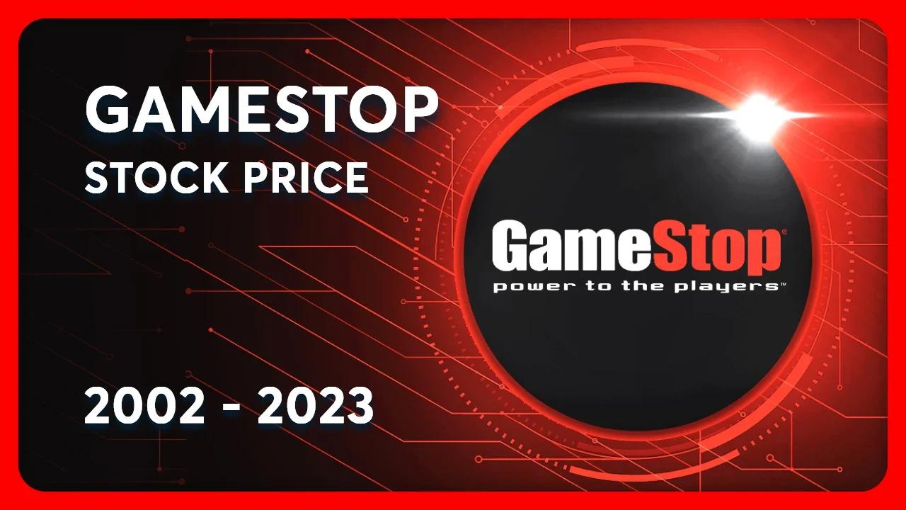 GAMESTOP (GME) Stock Price Evolution (USD) 2002-2023 #finance #stocks # ...