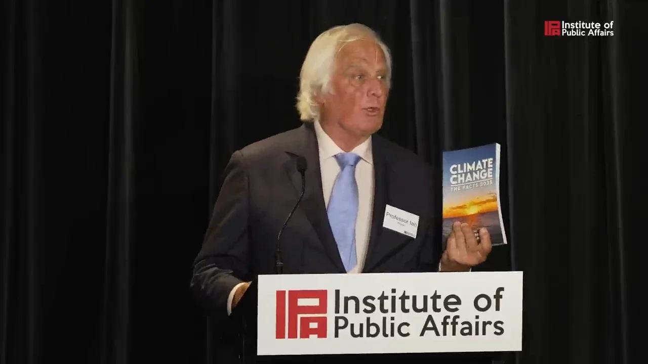 Professor Ian Plimer launches Climate Change: The Facts 2025