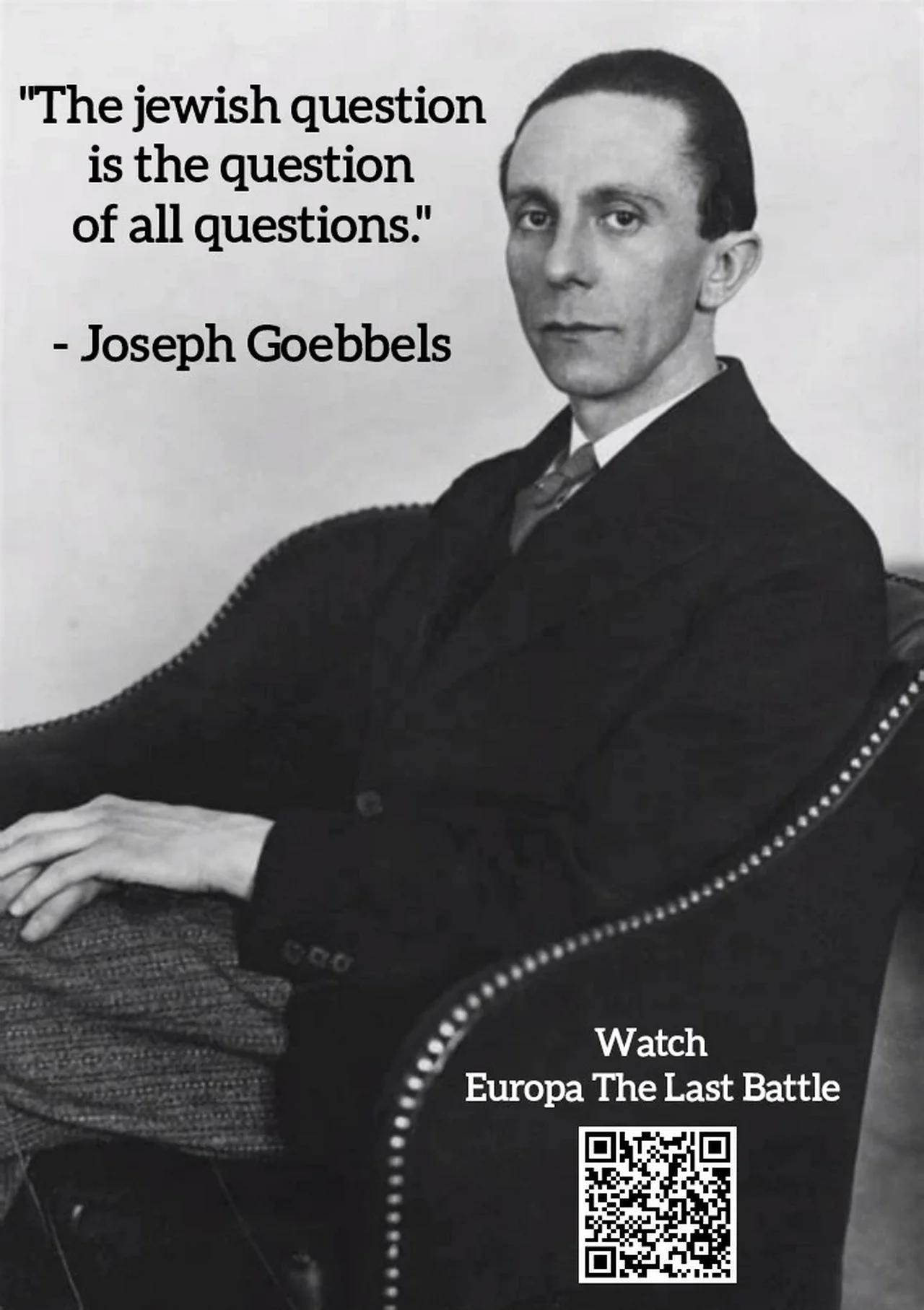 Goebbels sticker