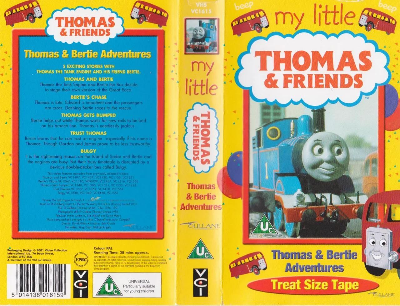 My Little Thomas & Friends: Thomas & Bertie Adventures (2001 UK VHS)