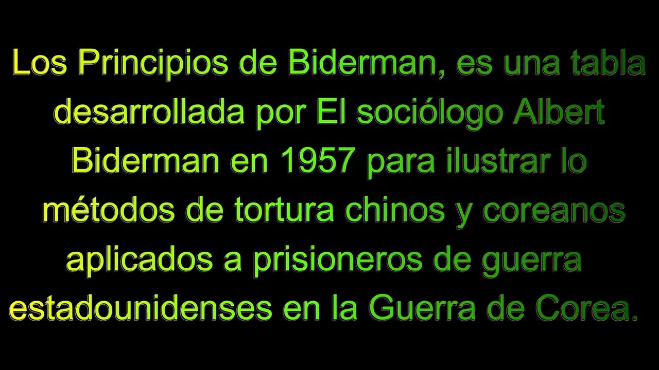 CIA y Biderman