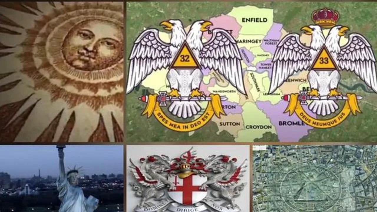 THE CITY OF LONDON SQUARE, SOL INVICTUS, 'EL', MITHRAS. ST GEORGE & THE ...