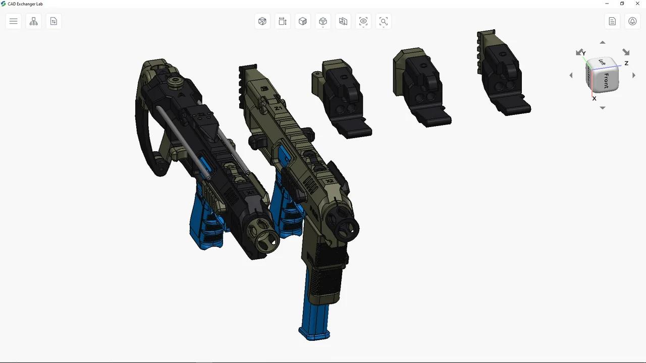RONI V3 carbine conversion kit for Glock 17,19 & 44