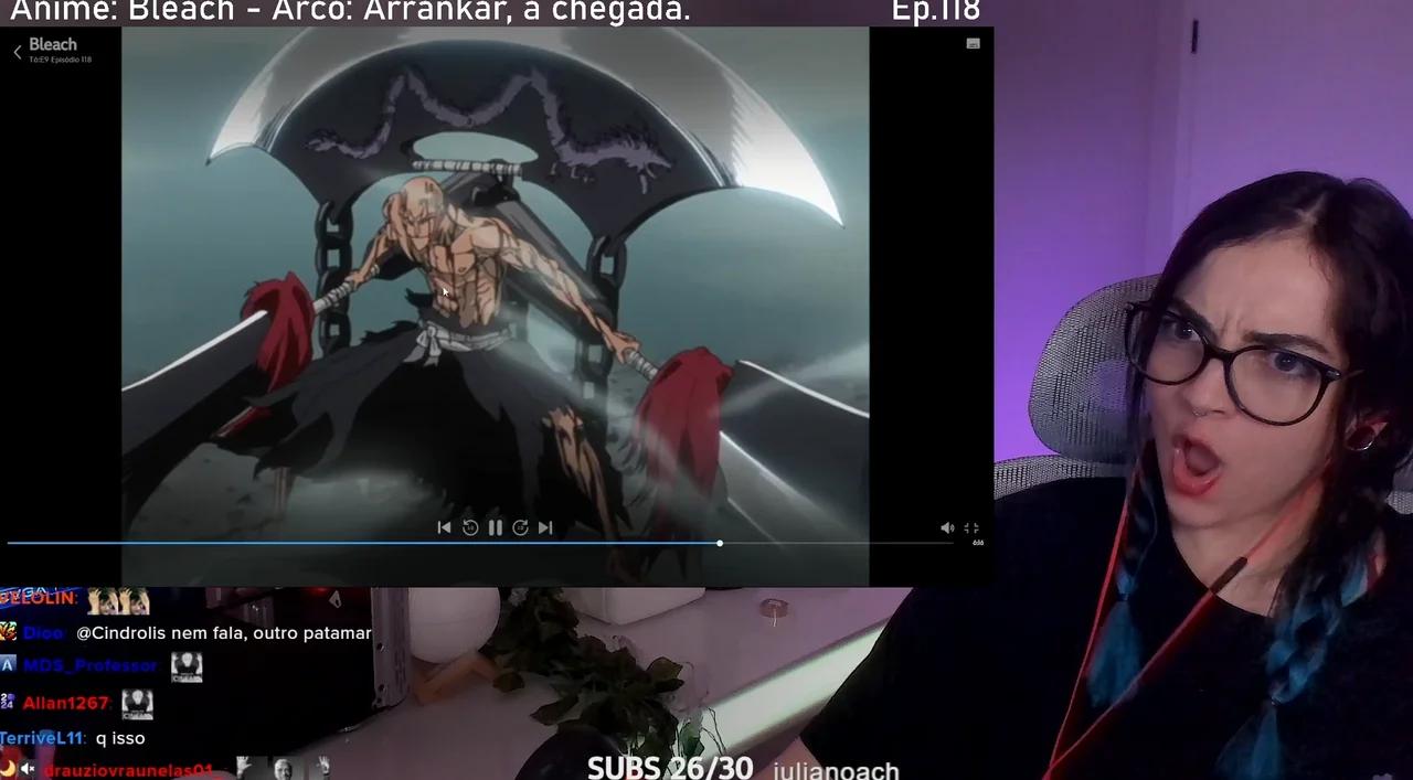 ANIME: BLEACH - ARCO ARRANKAR: EP 109 AO 119.