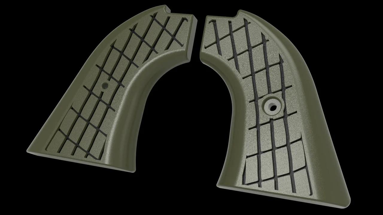 Gator Skin Heritage Rough Rider Grip Panels