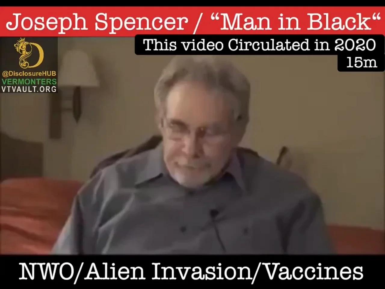 Conspiracies - The Men in Black - Joseph Spencer - confessions of a MIB