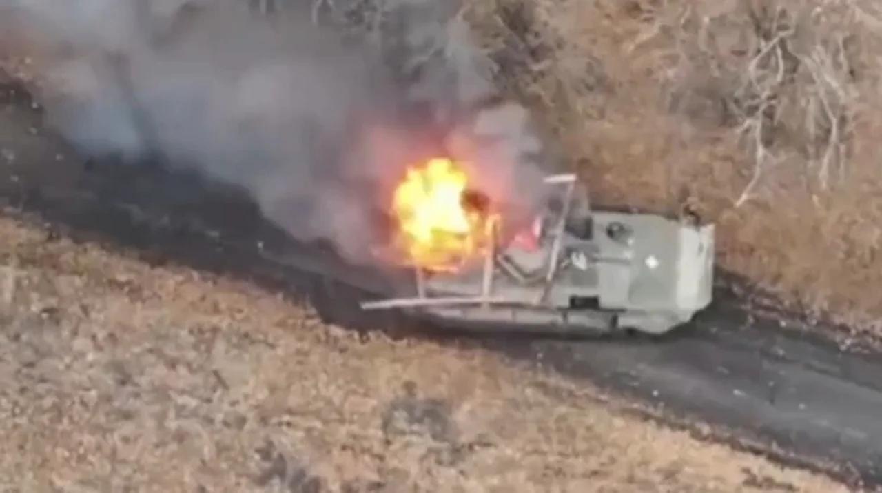 📽️-A 🇬🇧&🇫🇷, DBL, Russian forces strike an AFU military Vehicle