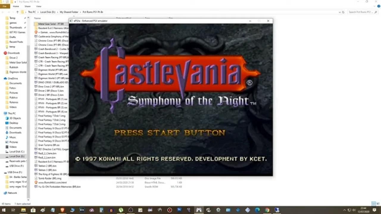 Como baixar e jogar 34 roms de ps1 traduzidos pt-br via torrent