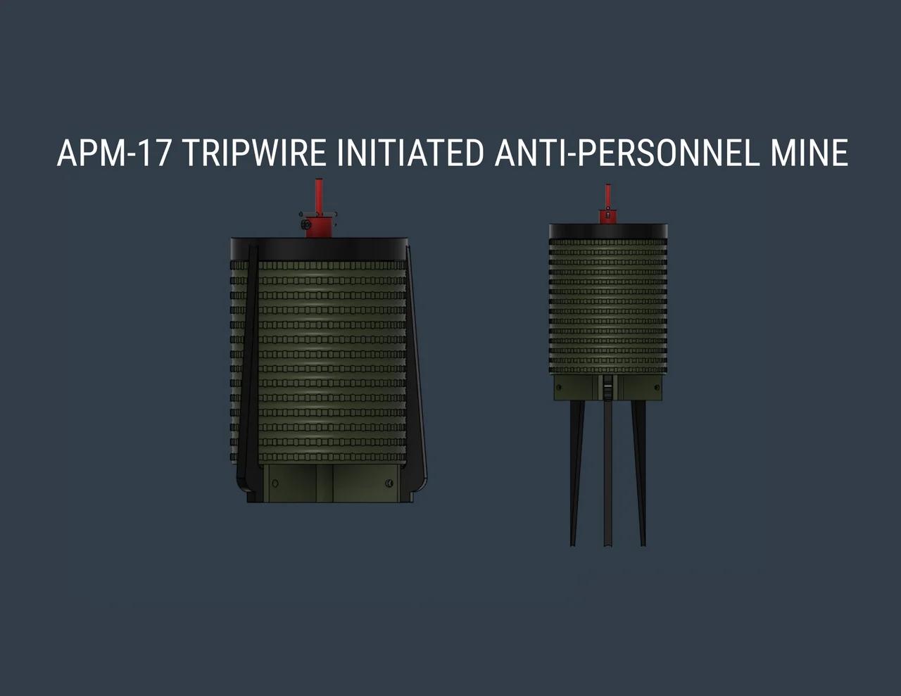 APM-17 Tripwire initiated Anti-personnel Mine